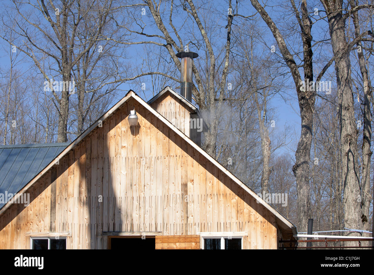 Sugar shack, Beauce, Quebec, Canada Stock Photo - Alamy
