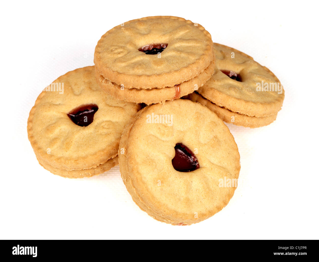 Jammy Dodger Biscuits Stock Photo - Alamy