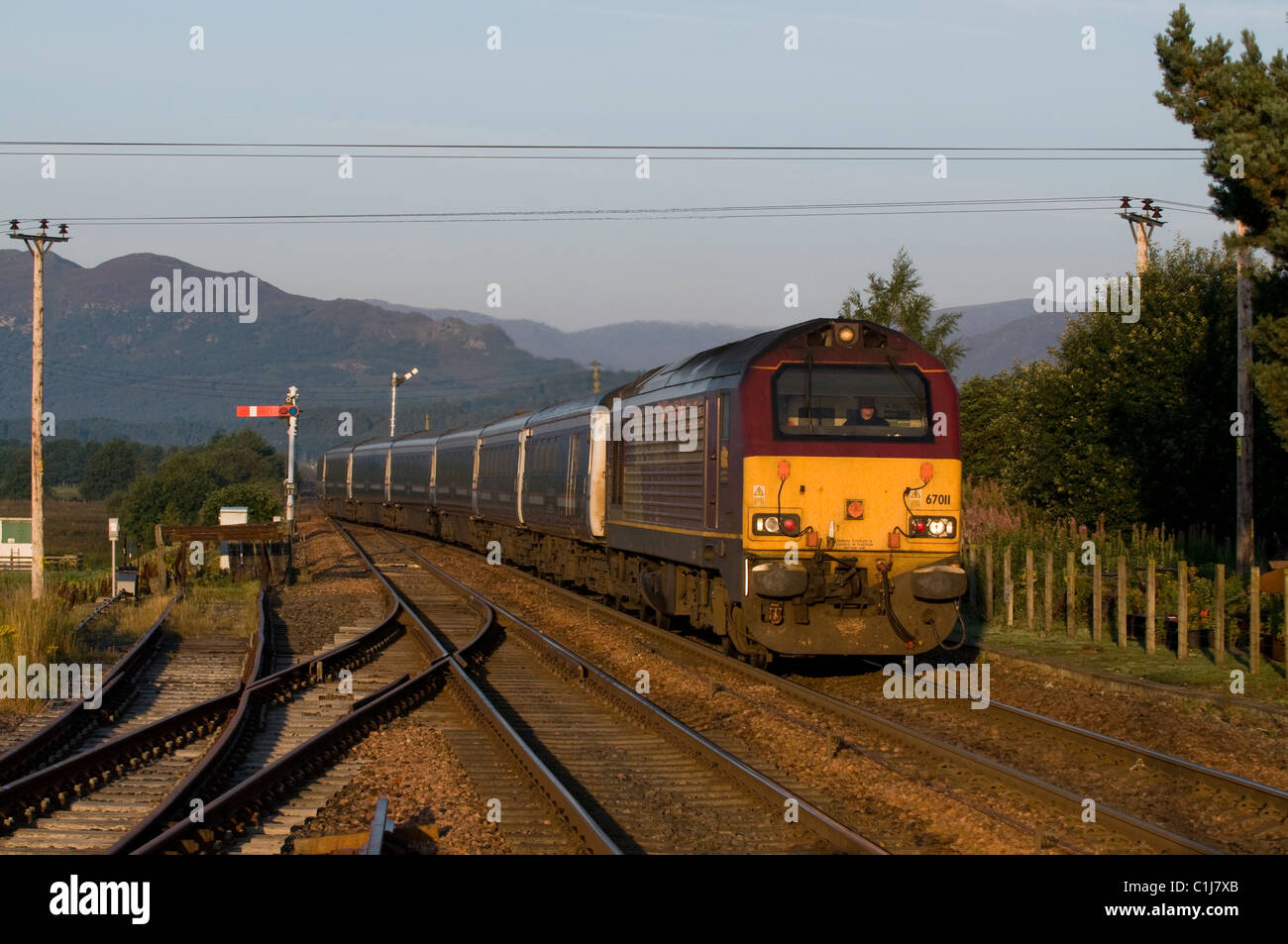Caledonian sleeper highlands hi-res stock photography and images - Alamy