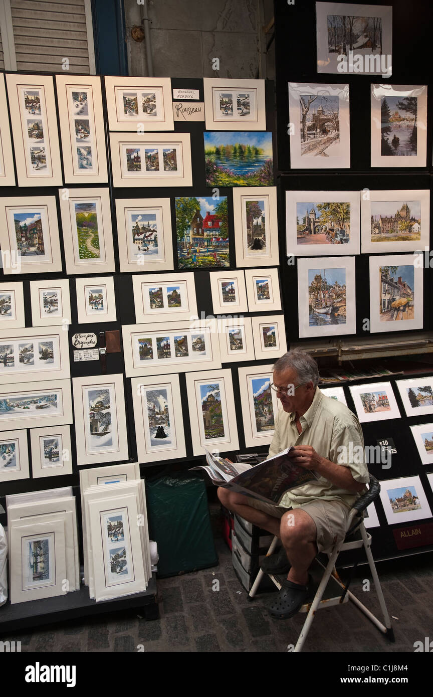 Quebec City Artists High Resolution Stock Photography and Images - Alamy