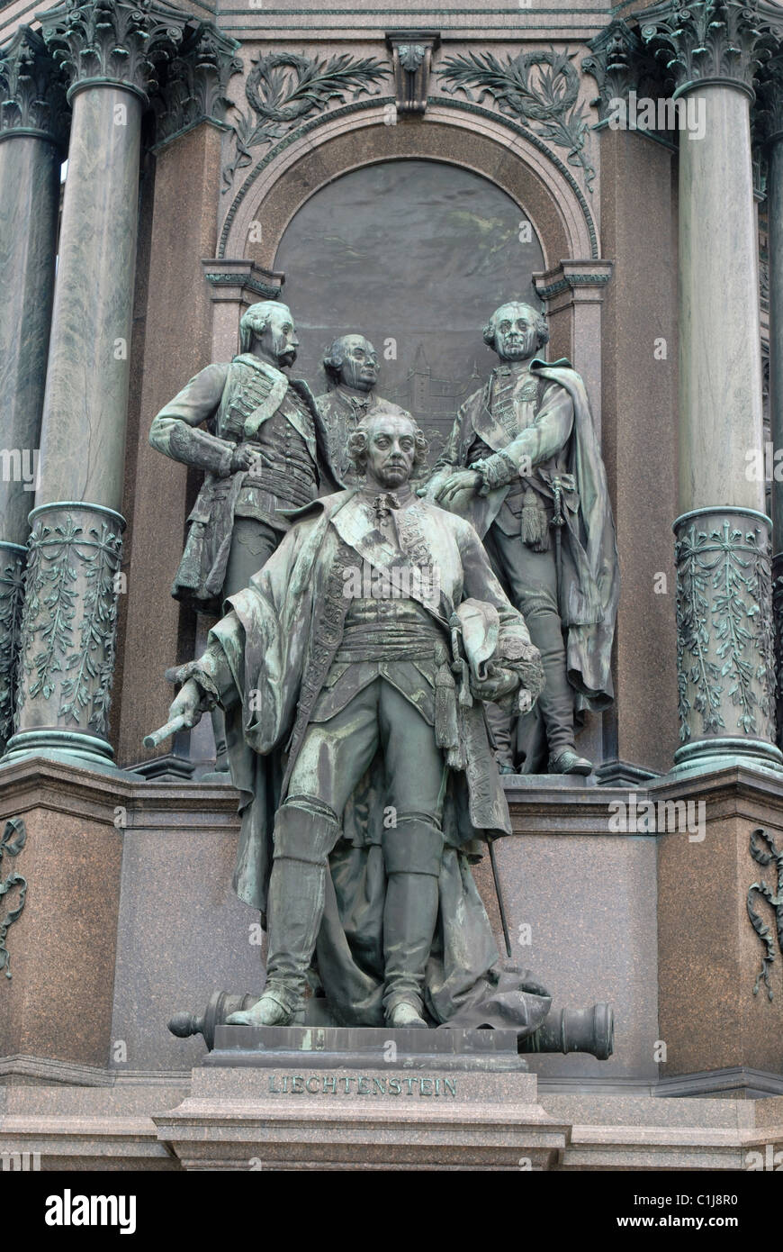 Statue Vienna, Austria Stock Photo - Alamy