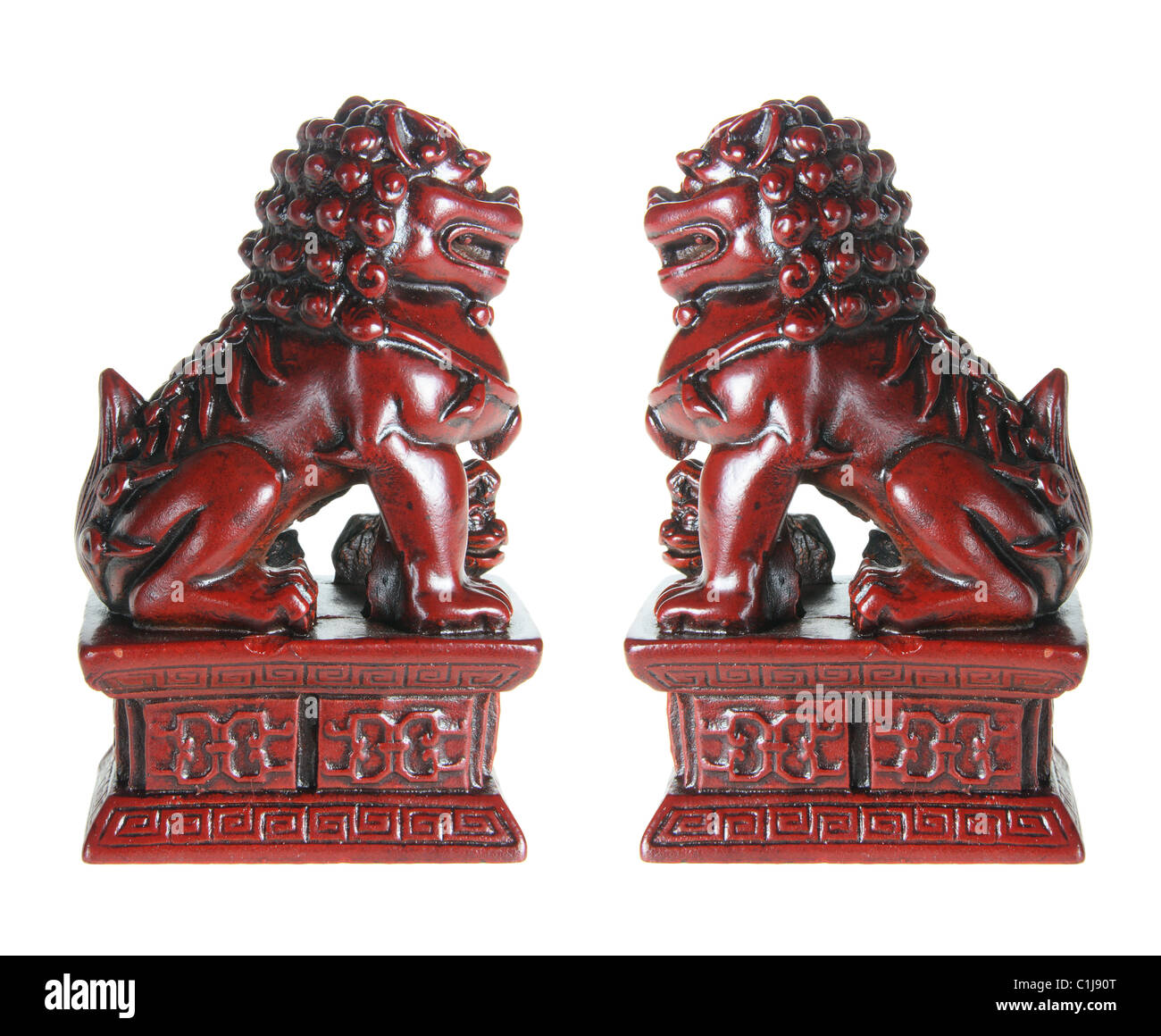 Fu Dog Figurines Stock Photo - Alamy