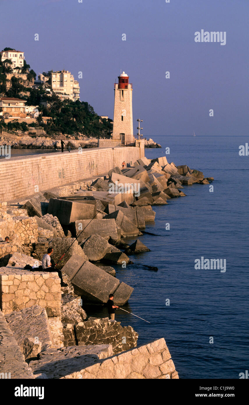 France, Alpes Maritimes, Nice, lighthouse Stock Photo - Alamy