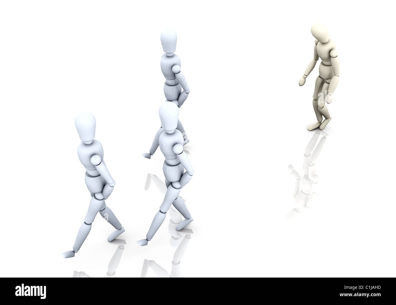 Left behind illustration Cut Out Stock Images & Pictures - Alamy