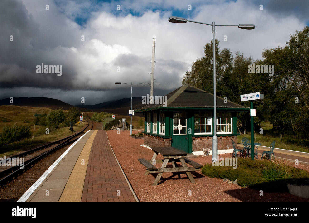 Rannoch moor station hi-res stock photography and images - Alamy