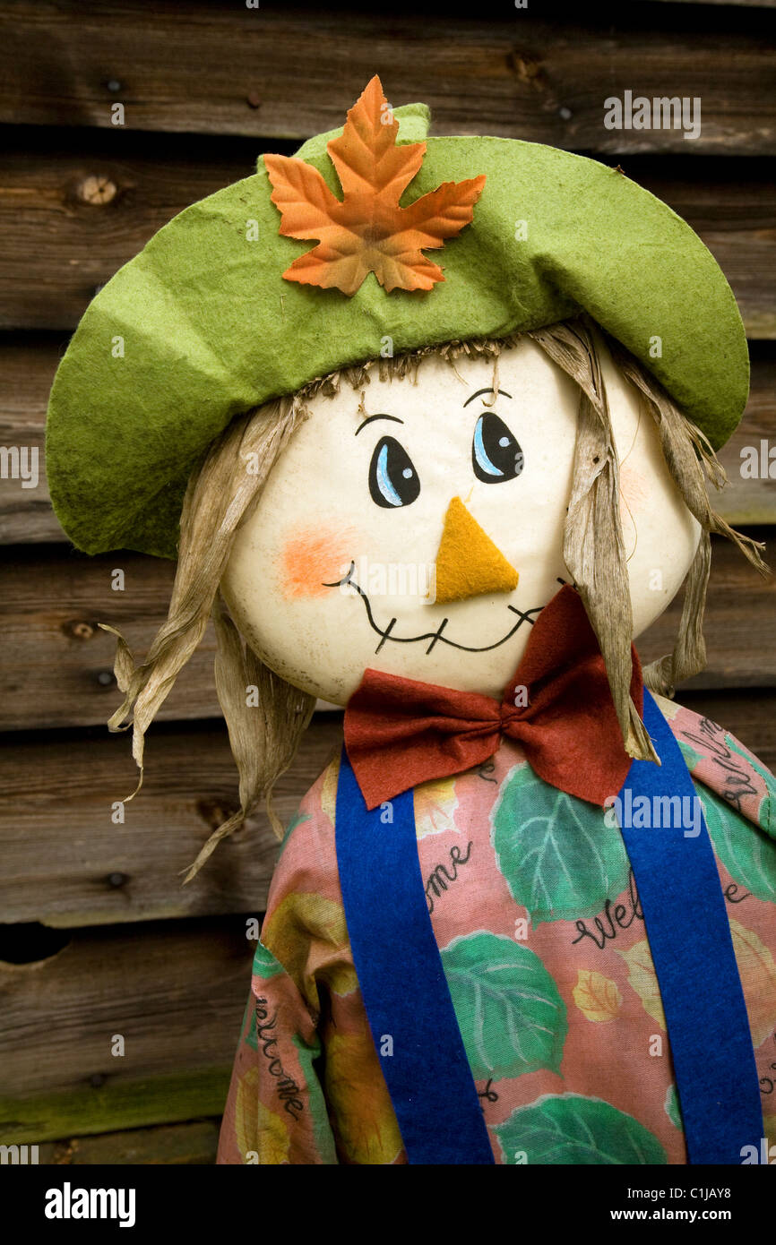 Child scarecrow face Stock Photo - Alamy