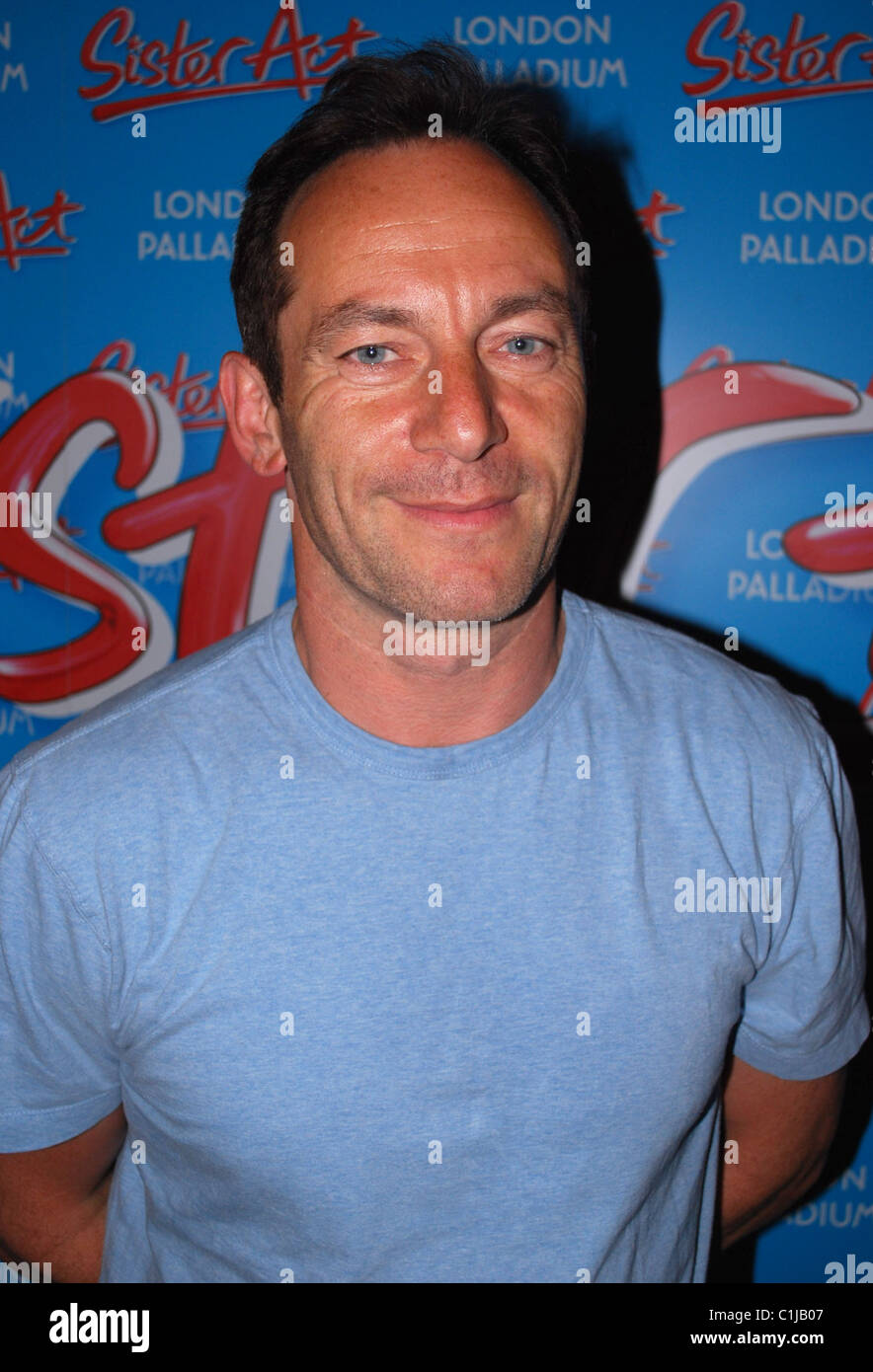Jason Issac attend the press night of 'Sister Act: The Musical' held at ...