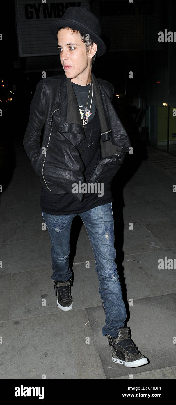 Samantha Ronson arriving at the Bloomsbury Ballroom to support her ...