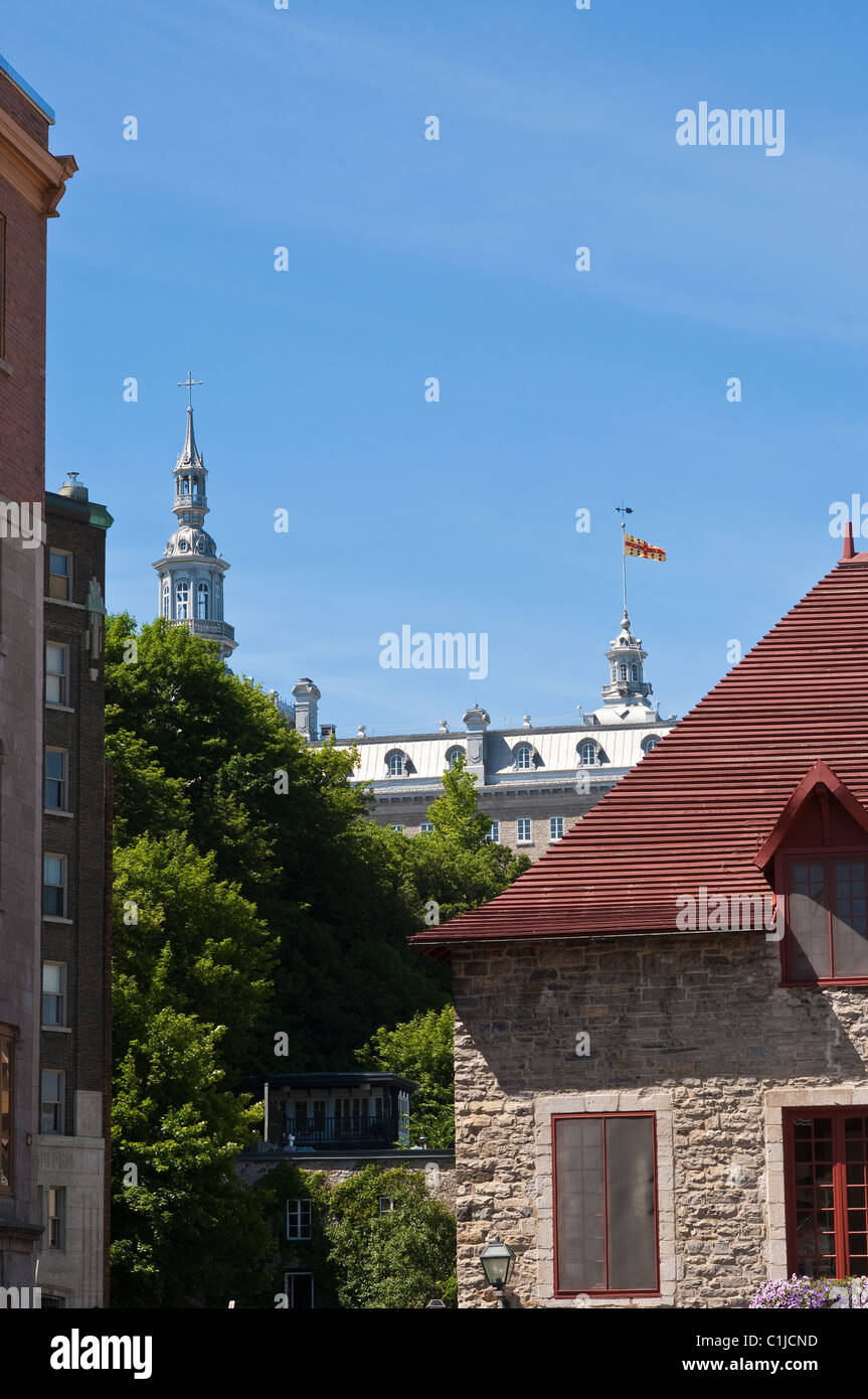 Quebec City, Quebec, Canada. Buildings in Old City Stock Photo - Alamy