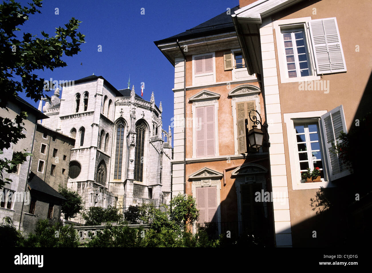 France, Savoie, Chambery, Sainte chapelle of castle of the Dukes of ...
