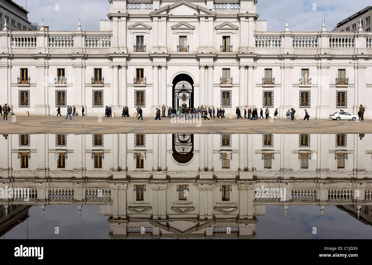 Chile Santiago La Moneda Palace is considered a masterwork in the civil ...