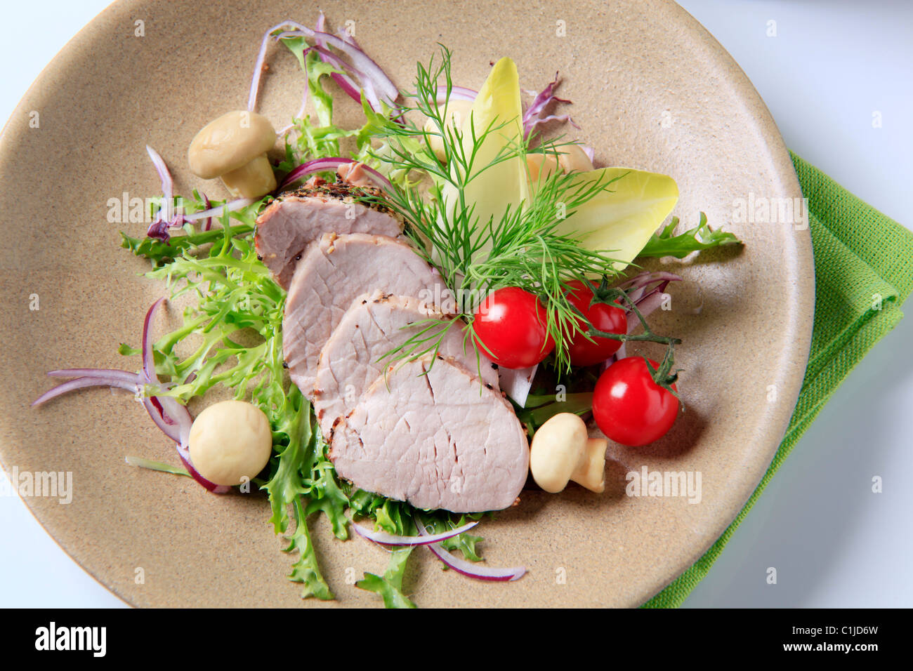 Pork tenderloin fine dining hi-res stock photography and images - Alamy