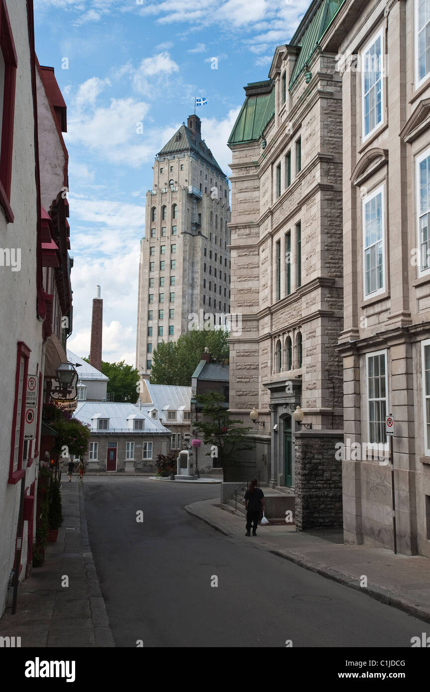 Quebec City, Quebec, Canada. Buildings in Old City Stock Photo - Alamy