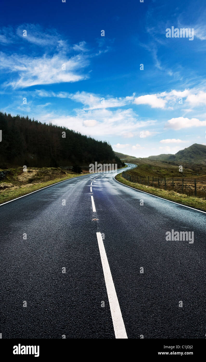 Blue Highway High Resolution Stock Photography and Images - Alamy