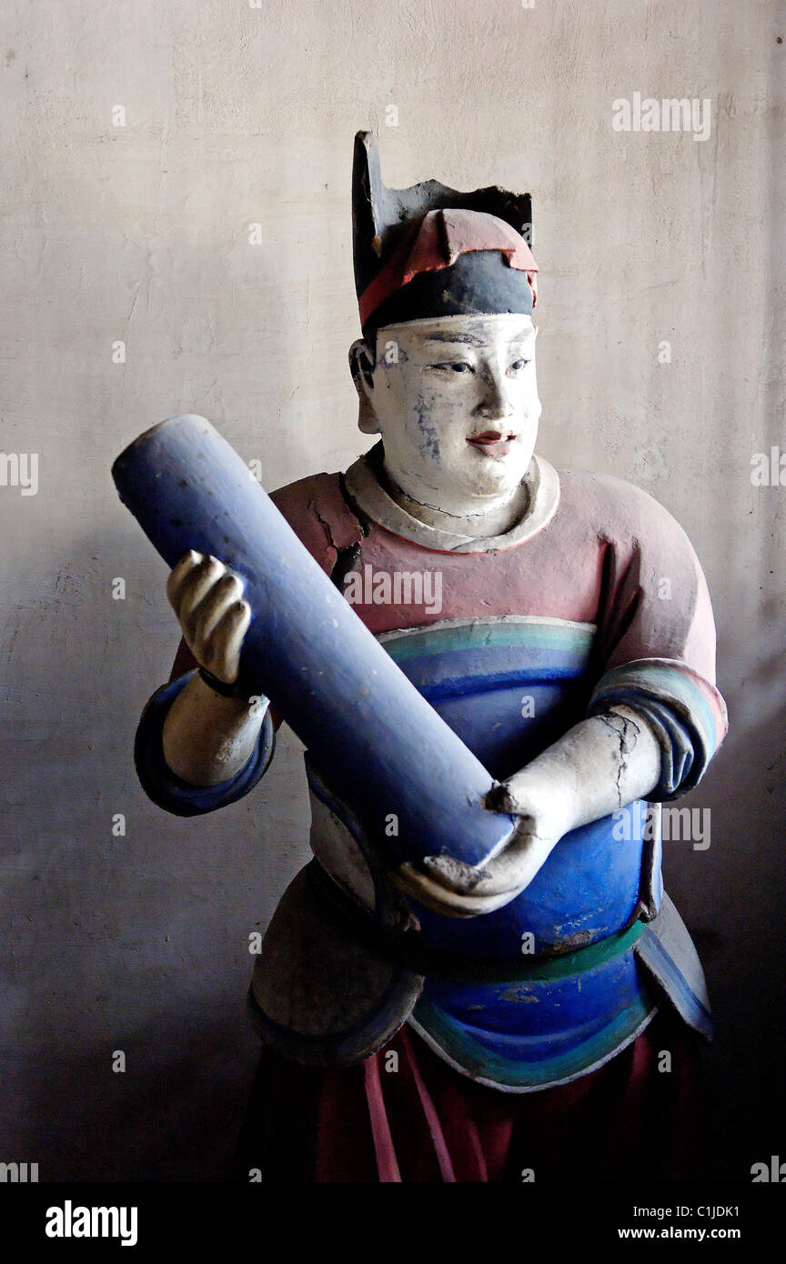 China, Shanxi, Taiyuan, Jinci temple is a complex of temple buildings ...