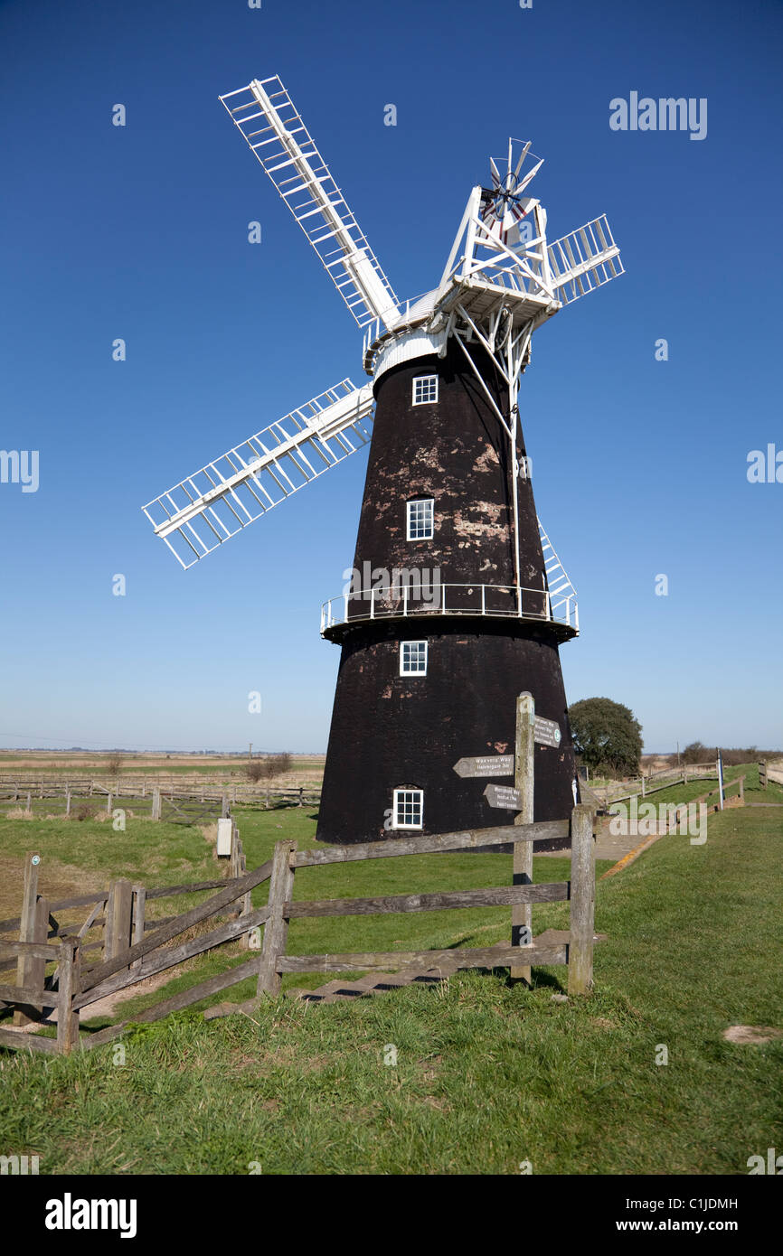 Berney Arms Windmill Norfolk Broads Stock Photo - Alamy