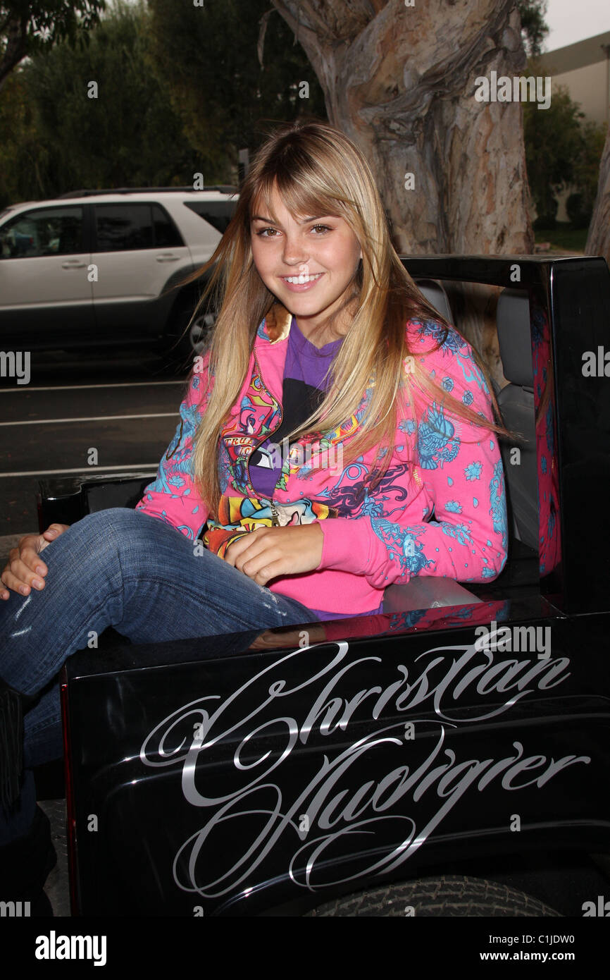 Aimee Teegarden visits an Ed Hardy Outlet Los Angeles, California - 03. ...