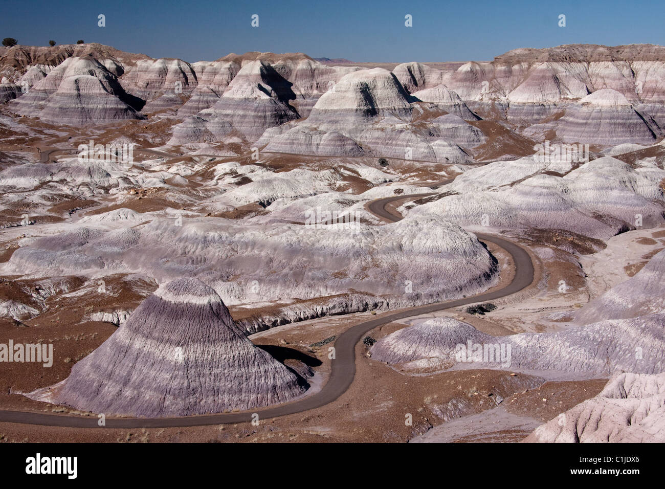the moon landscape in painted desert Stock Photo - Alamy