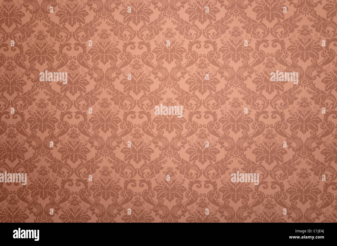 Background of brown patterned wallpaper Stock Photo - Alamy