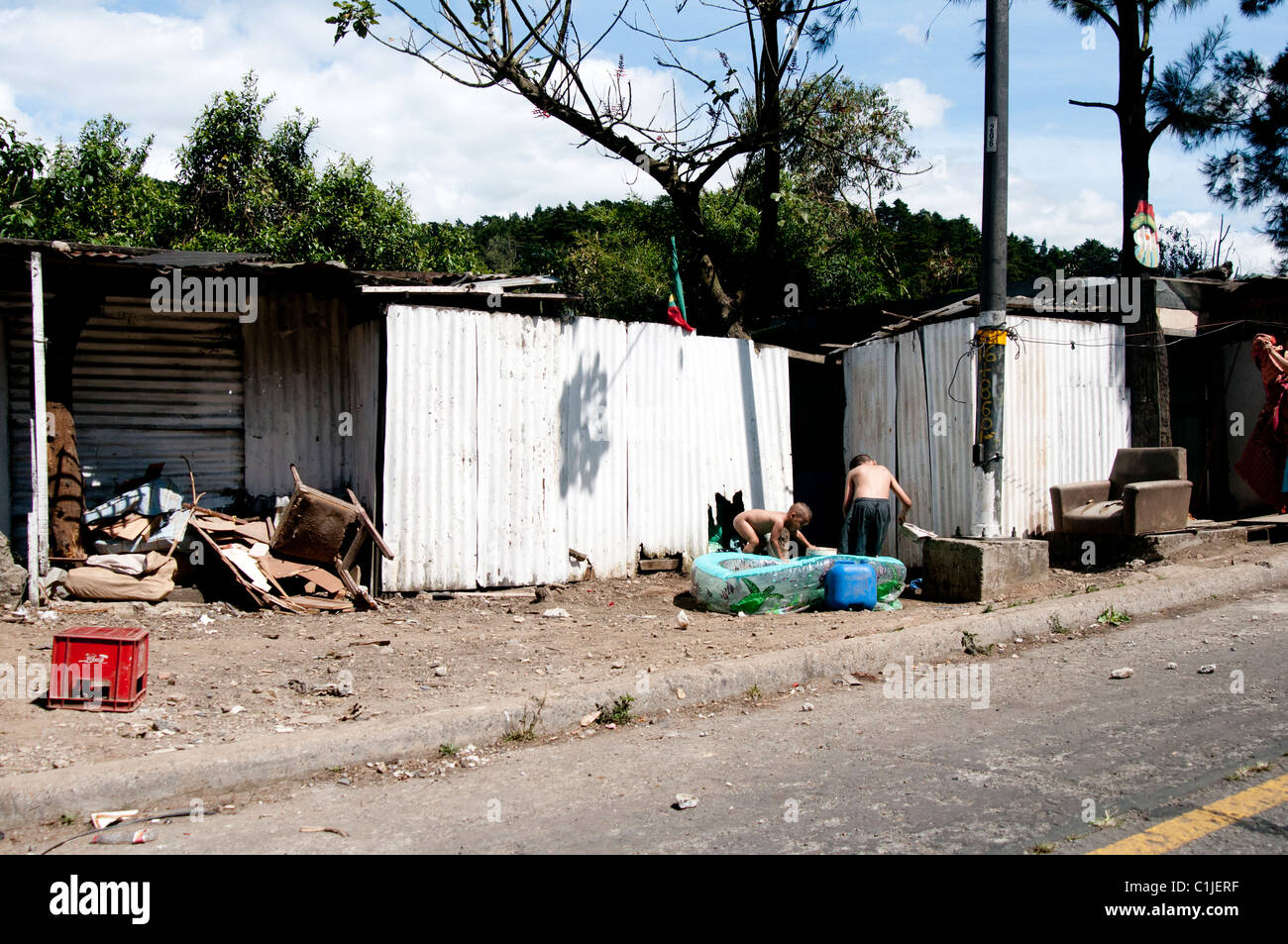 Village life Costa Rica Stock Photo - Alamy