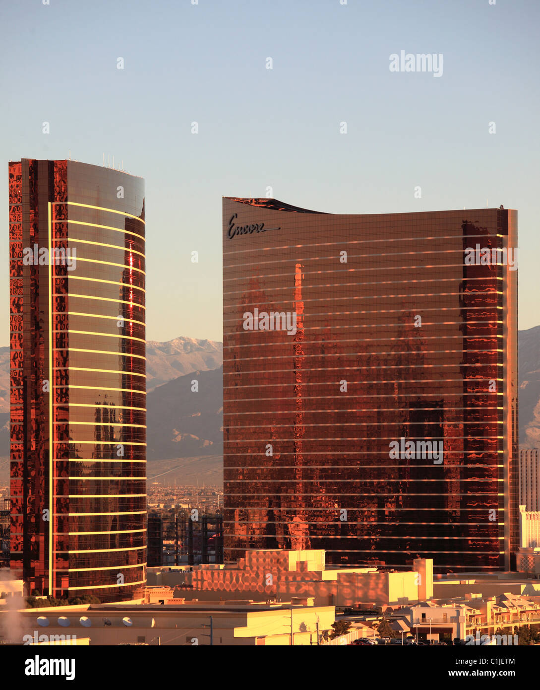 USA, Nevada, Las Vegas, Wynn, Encore, hotel, casino, resort Stock Photo ...