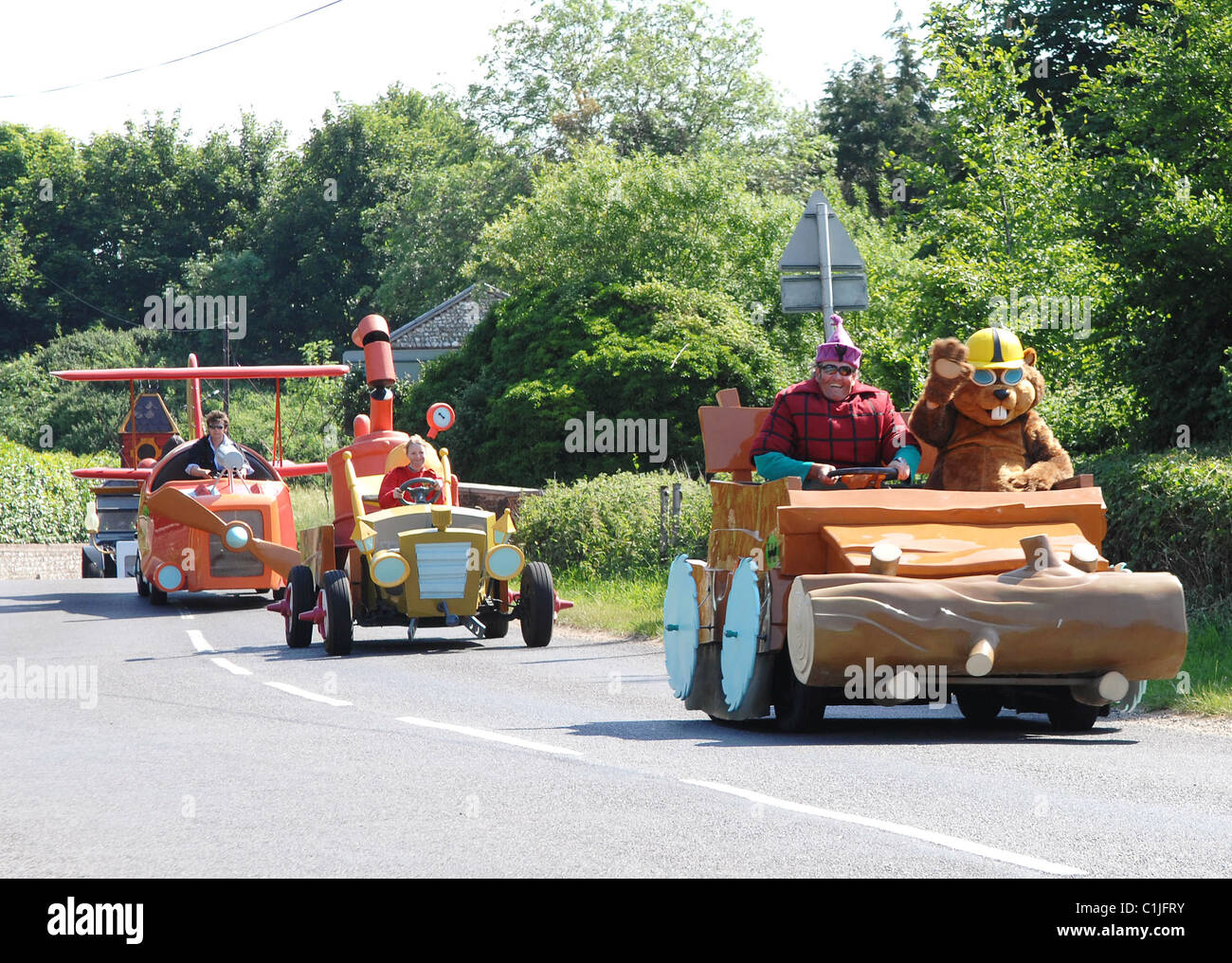 CRAZY CAR CAPERS Motoring fans lapped up the attention in Chichester ...