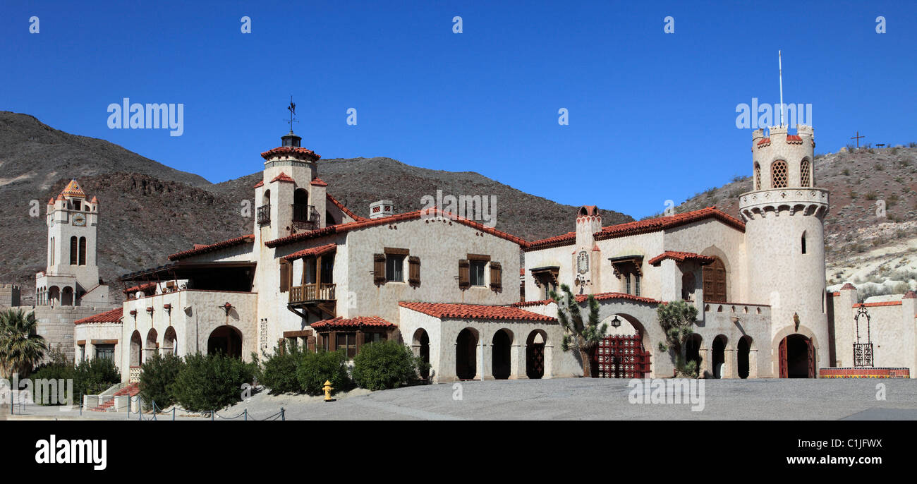 USA, California, Death Valley, National Park, Scotty's Castle Stock ...