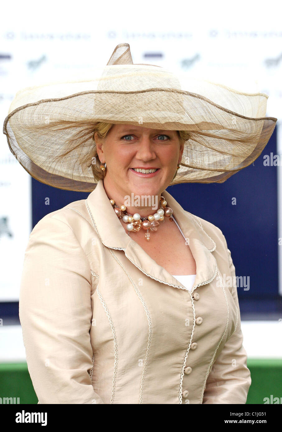 BBC sports presenter Clare Balding on her return to work at Epsom after ...