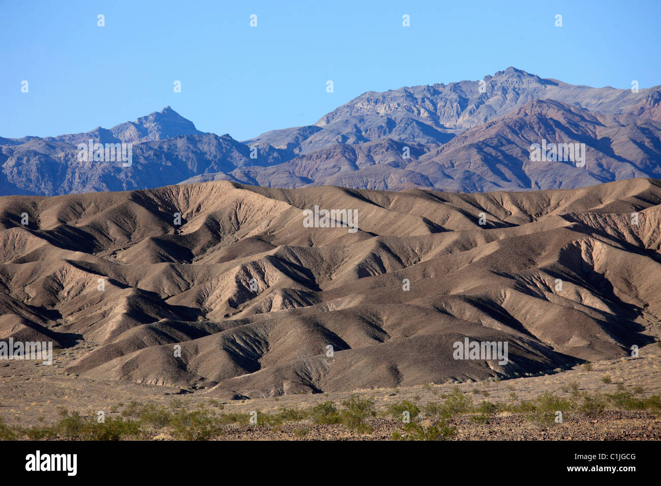 USA, California, Death Valley, National Park, Grapevine Mountains Stock ...