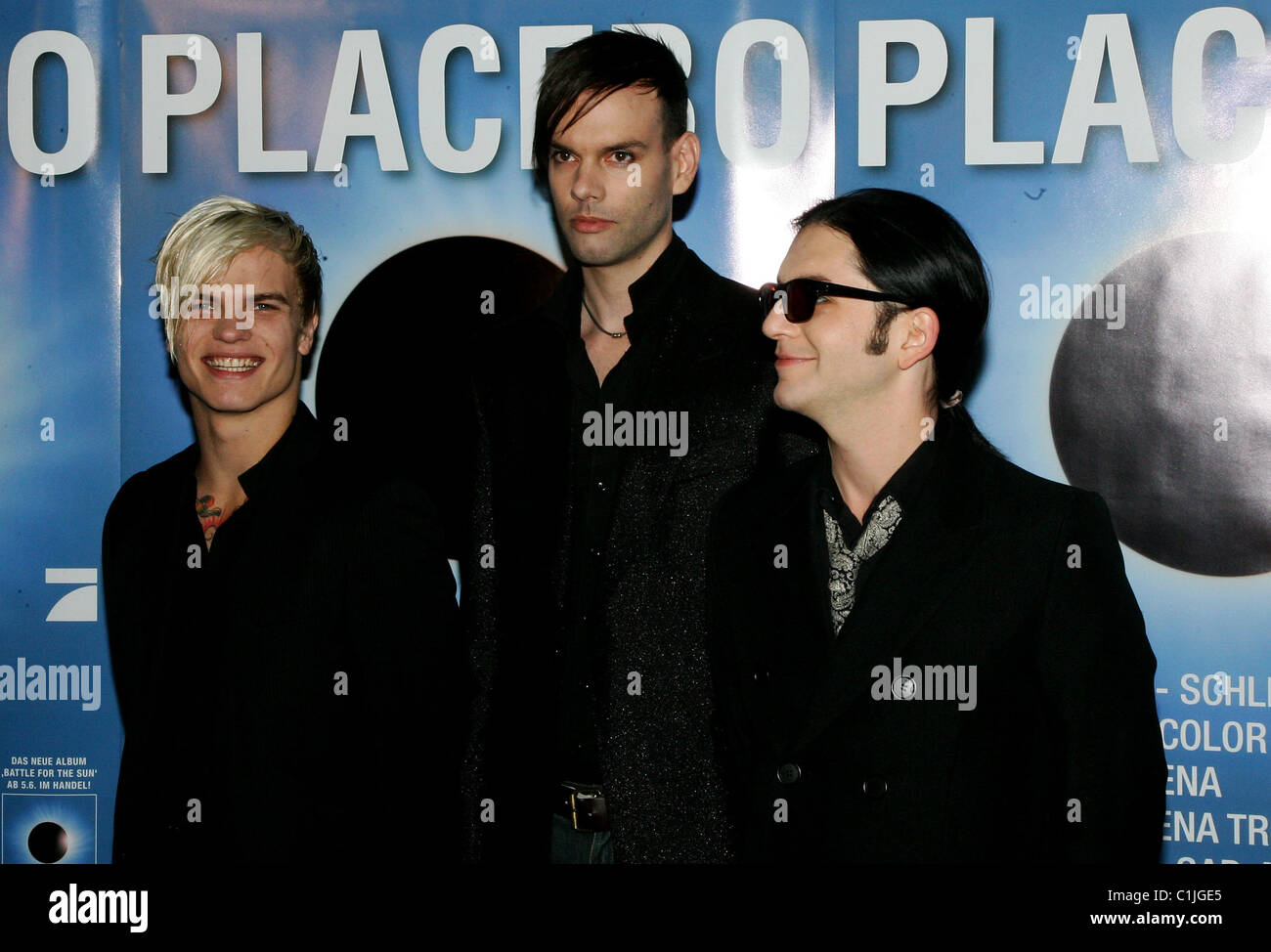 Steve Forrest, Stefan Olsdal and Brian Molko of Placebo at Rock am Ring ...