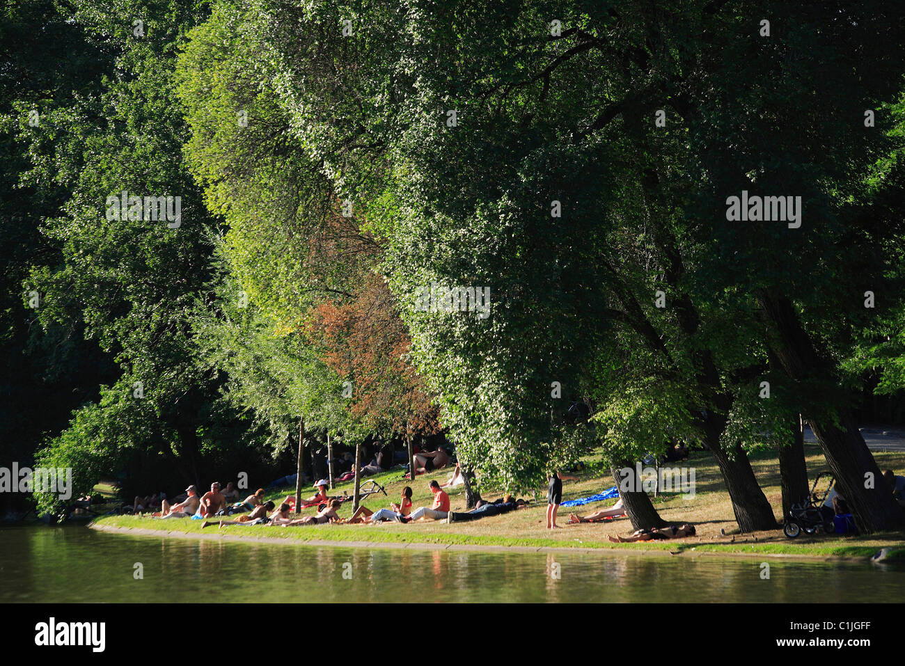 France, Paris, Daumesnil Lake at Bois de Vincennes Stock Photo - Alamy