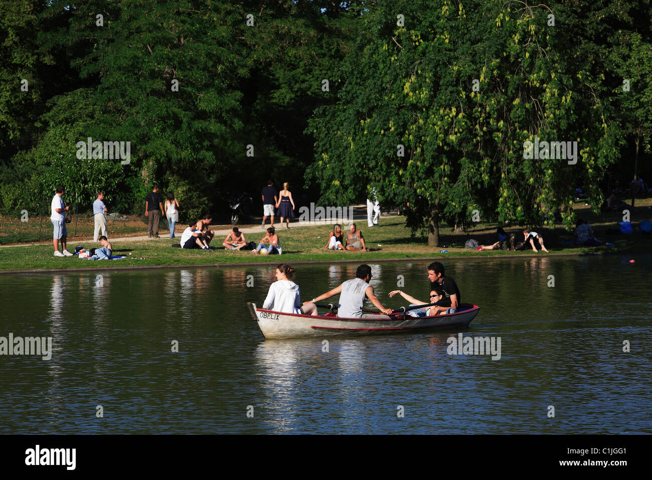 France, Paris, Daumesnil Lake at Bois de Vincennes Stock Photo - Alamy