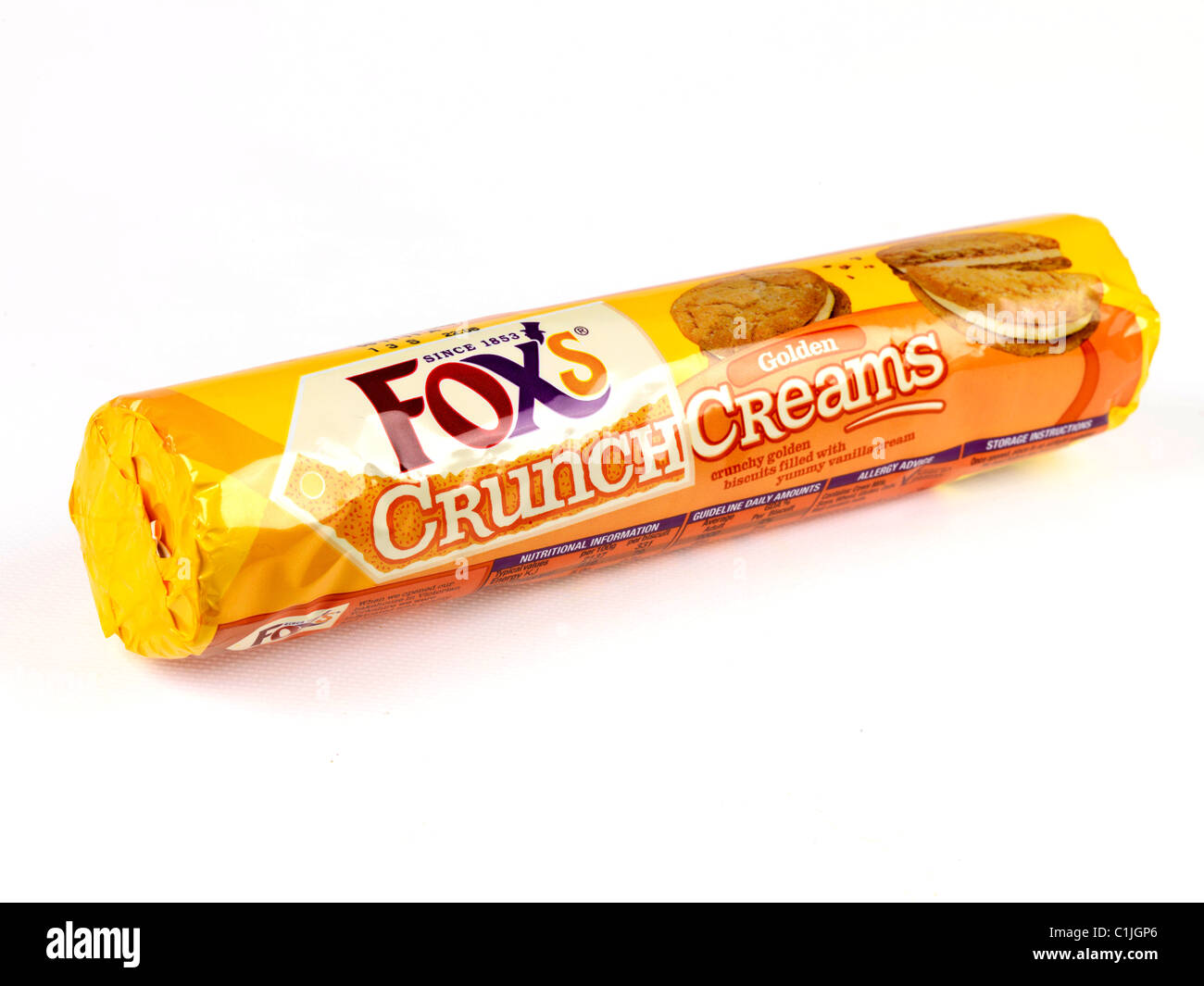 Crunch crunchy cream biscuits snack biscuit foxs hi-res stock ...