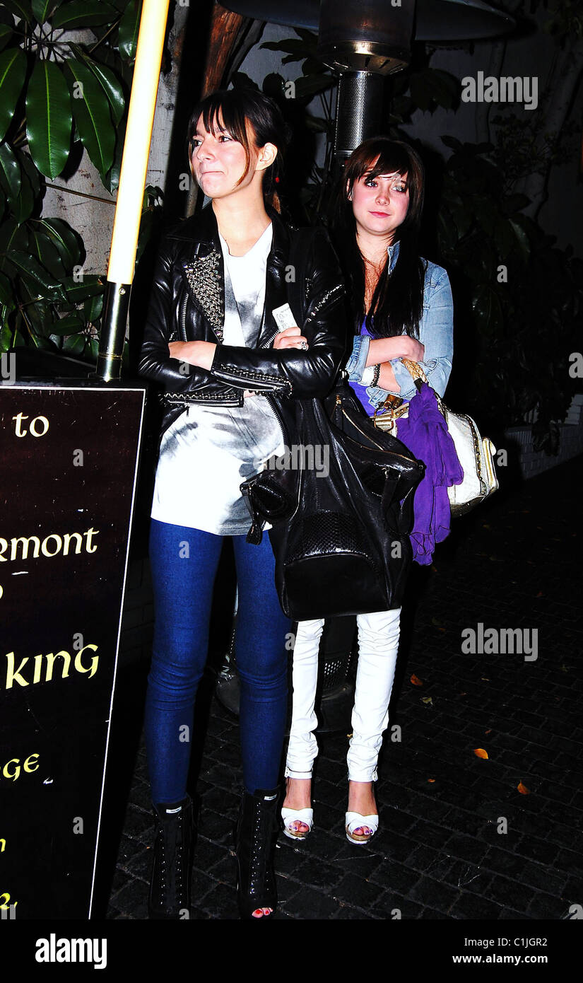 Alessandra Toreson waiting for her car outside the Chateau Marmont ...