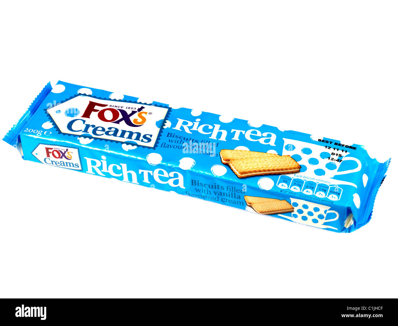 Rich Tea Cream Biscuits Stock Photo - Alamy