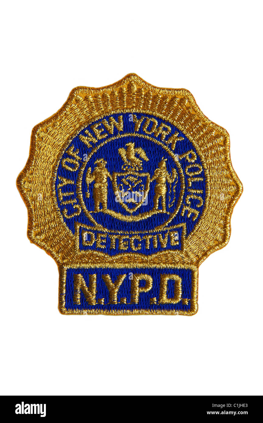 New York City Police Department NYPD Detective patch Stock Photo - Alamy