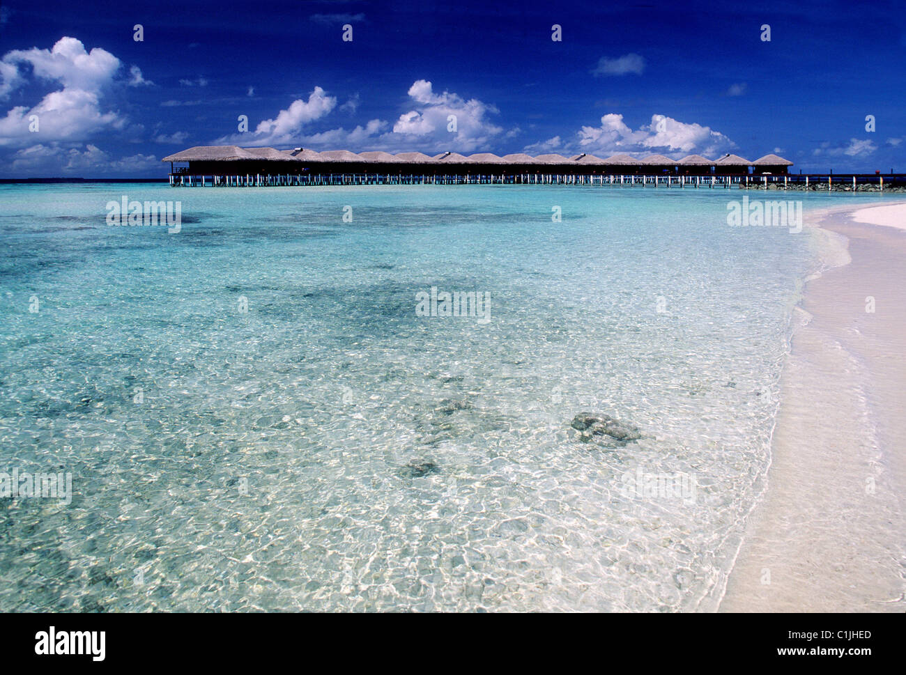 Maldives, Atoll Faafu (80 miles south of Male), Filitheyo Resort, 5 ...