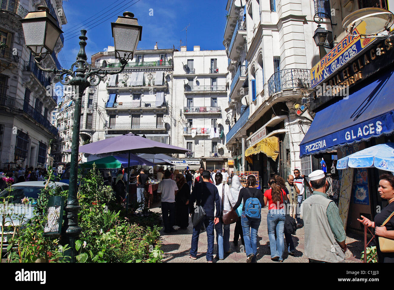 Algeria, Algiers, Meissonier market Stock Photo - Alamy