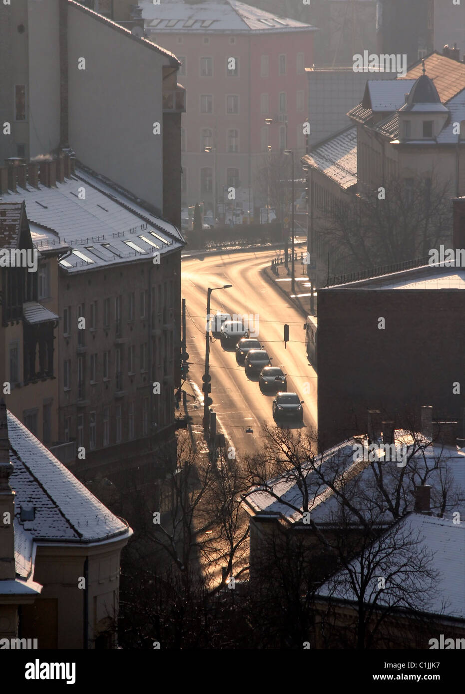 Urban street scene Stock Photo - Alamy