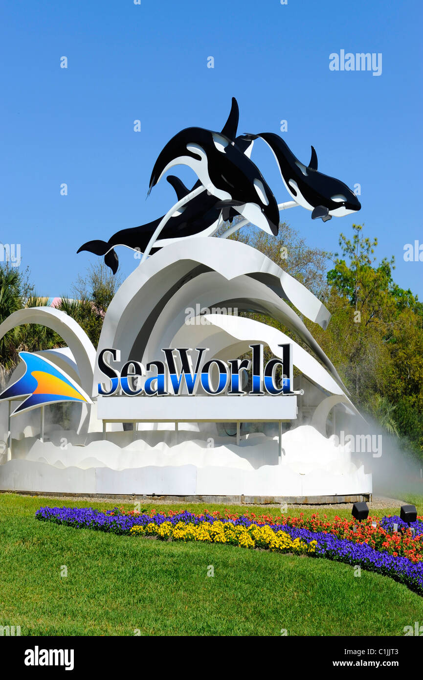 Sea World Adventure Theme Park Orlando Florida Stock Photo - Alamy