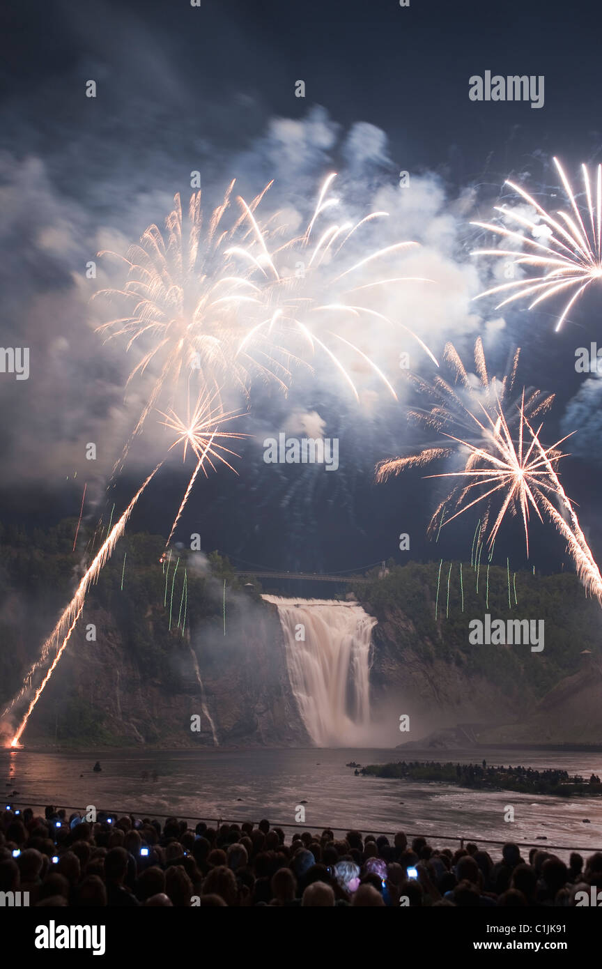 Quebec city canada fireworks hi-res stock photography and images - Alamy