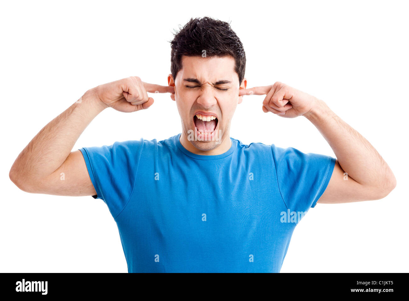 Disturbed face hi-res stock photography and images - Alamy
