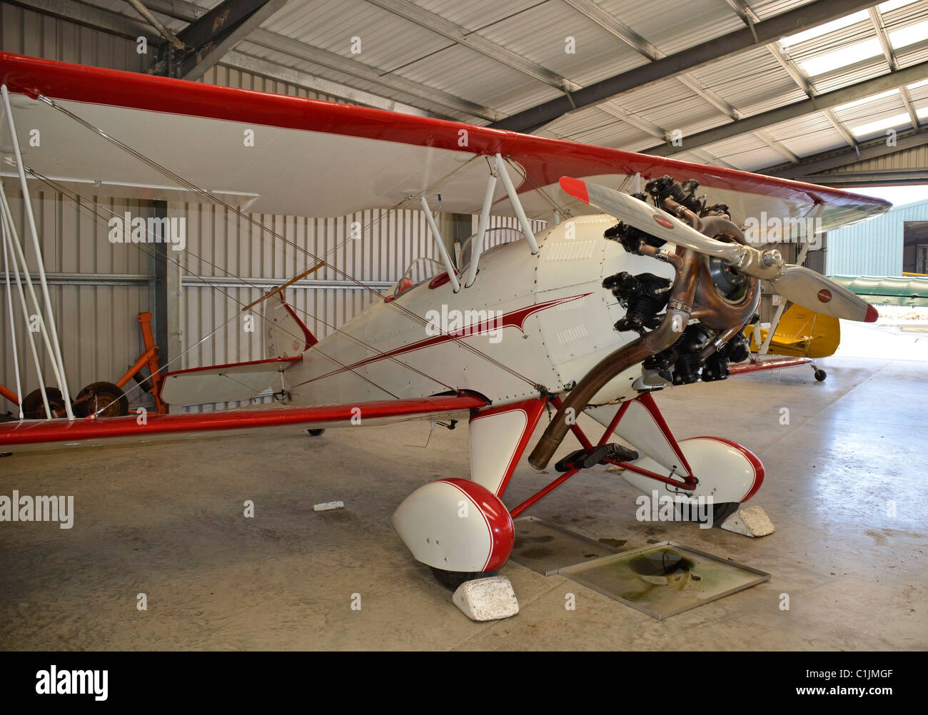 vintage american bi plane 1930s Stock Photo - Alamy