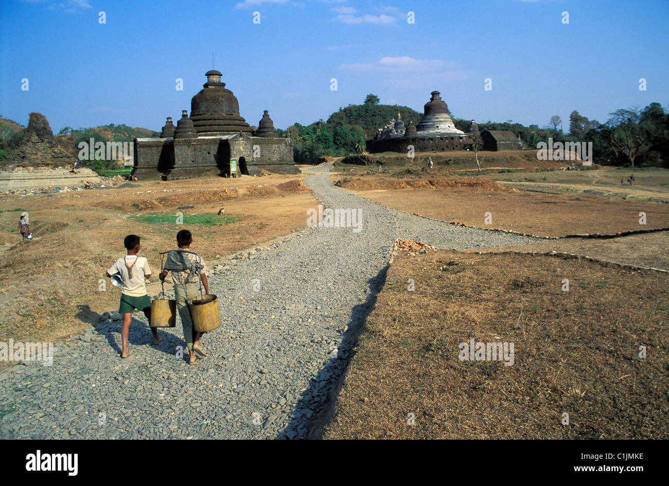 Myanmar (Burma), Rakhine State (Arakan), Mrauk U Stock Photo - Alamy