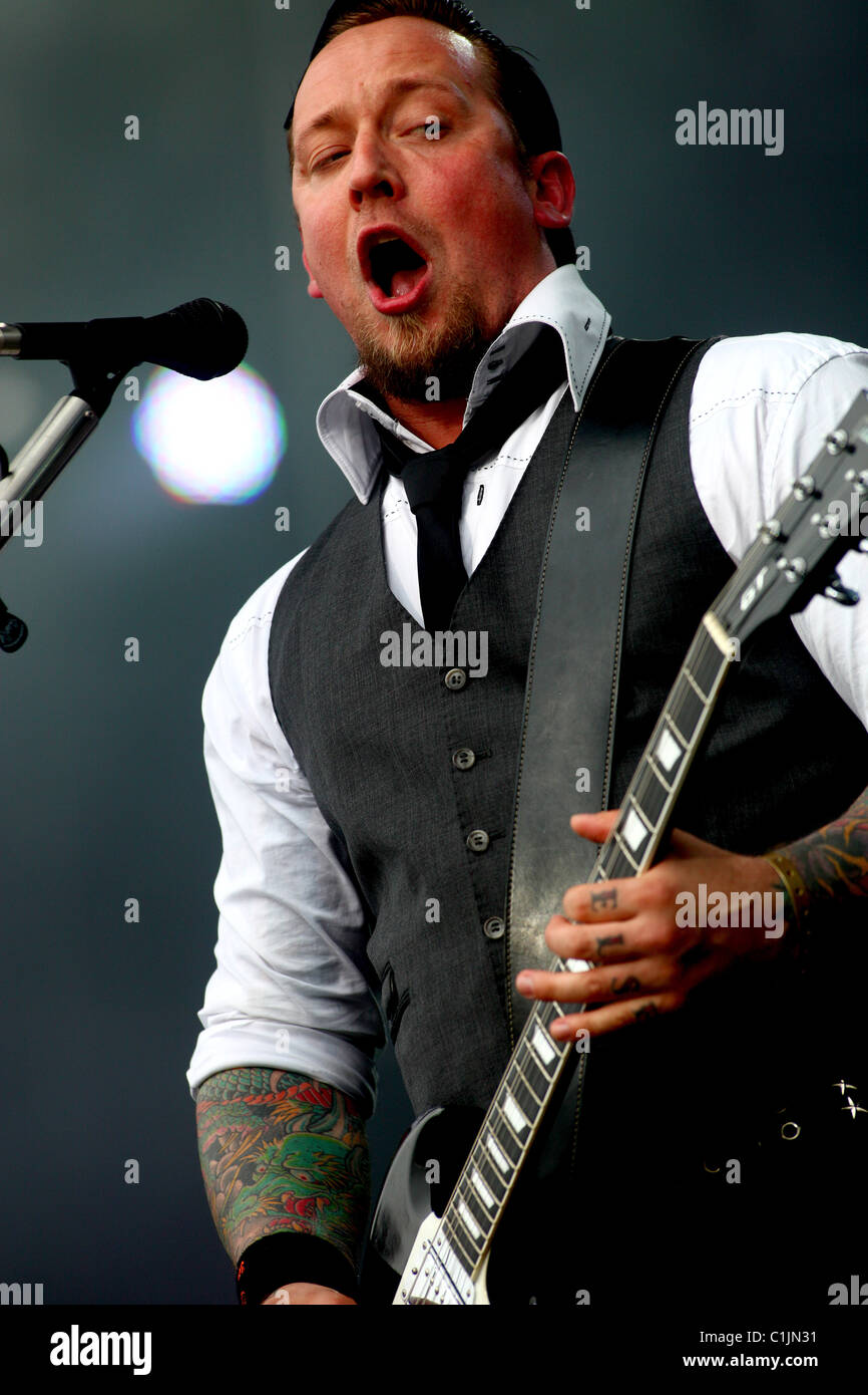 Volbeat peforming live at Rock am Ring open air festival at Nürburgring ...