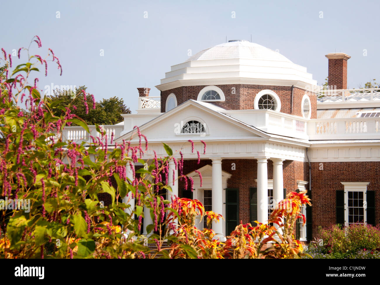 Monticello thomas jefferson garden hi-res stock photography and images ...