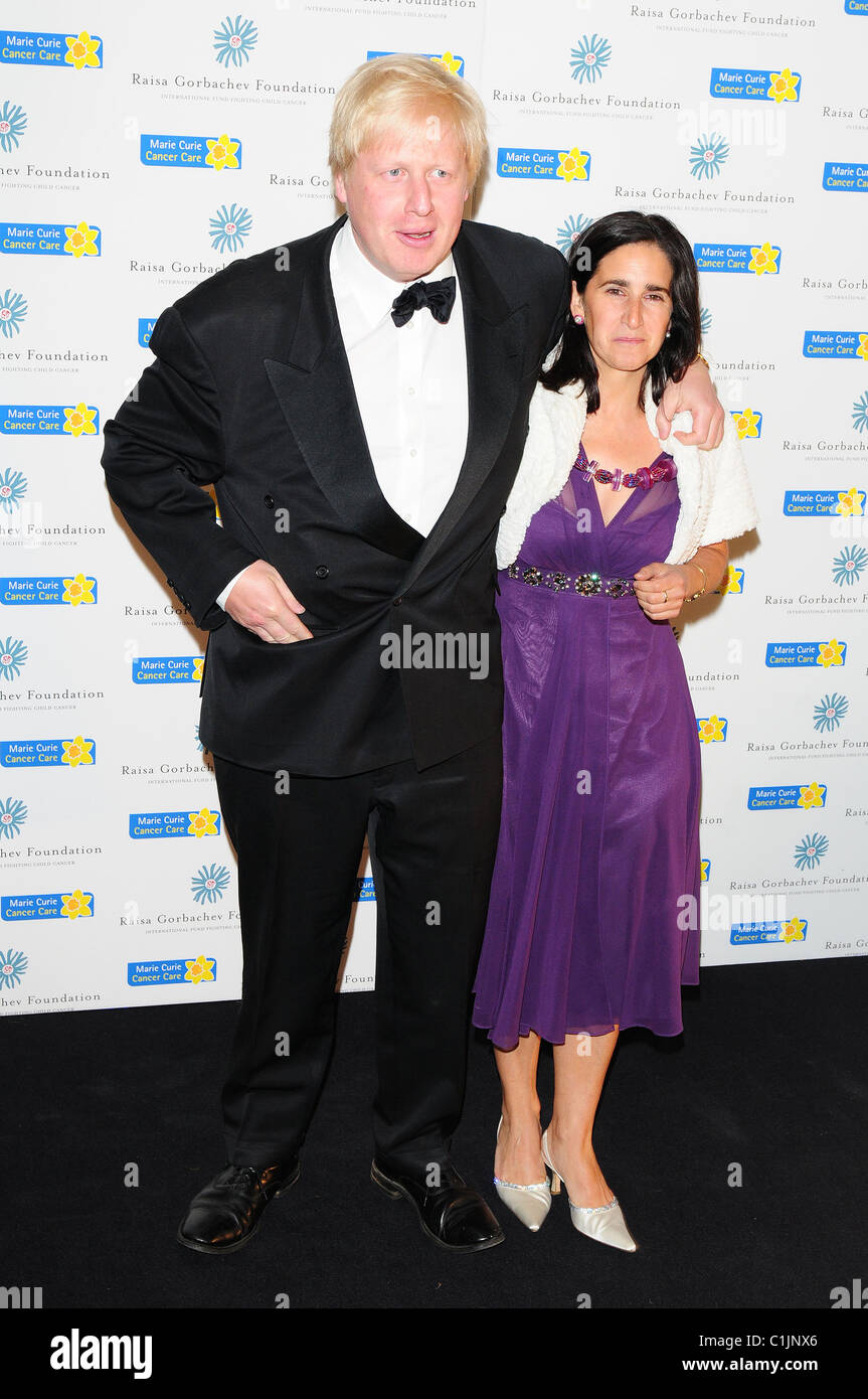 Boris Johnson and Marina Johnson Raisa Gorbachev Foundation fourth ...