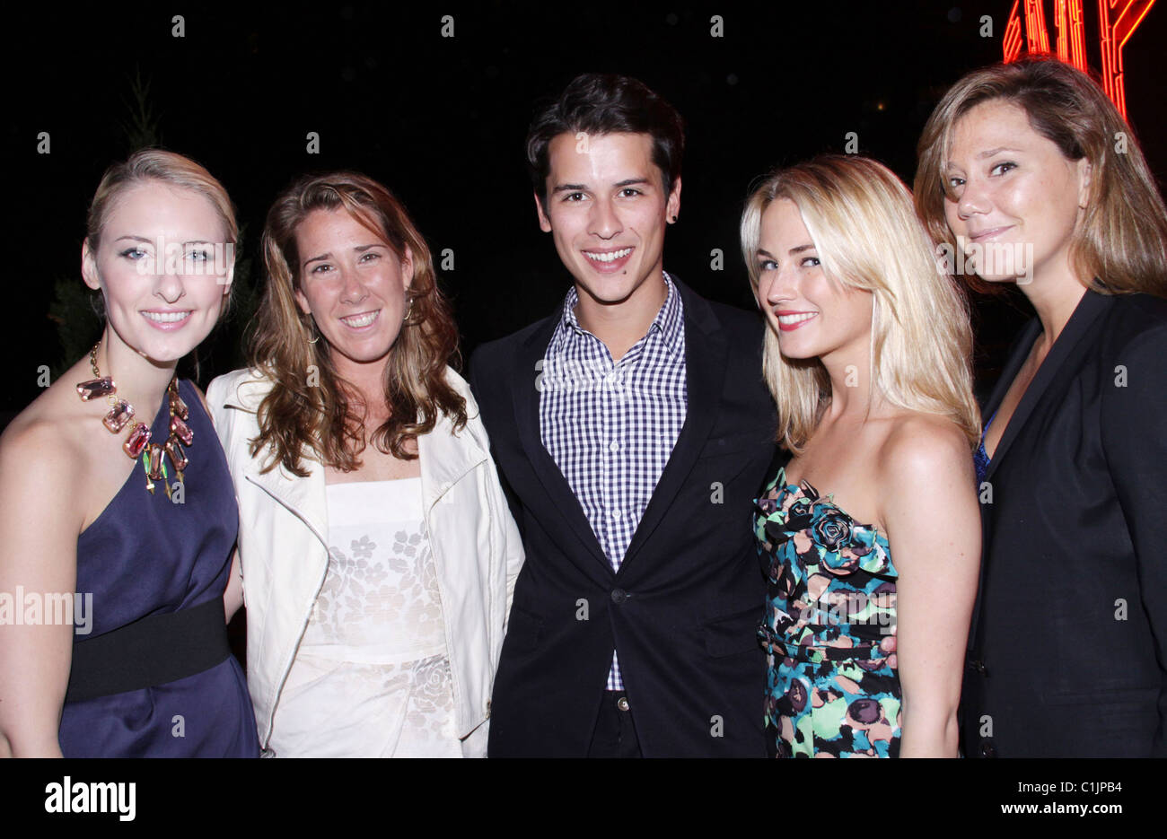 Lisa Salzer, Thersa Berkery, Luigi Tadini, Amanda Hearst and Annie ...