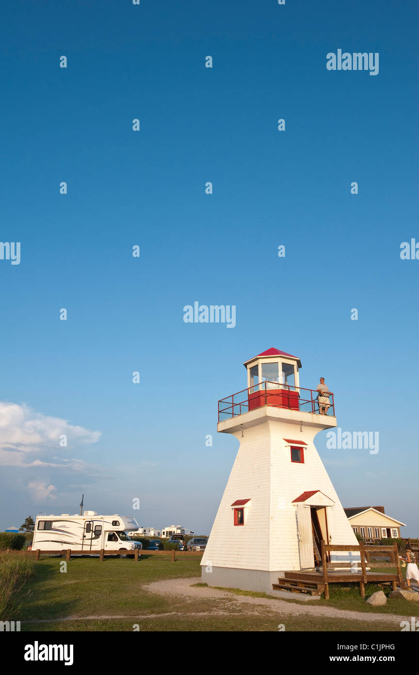 Quebec, Canada. Lighthouse in Carleton-sur-Mer Stock Photo - Alamy
