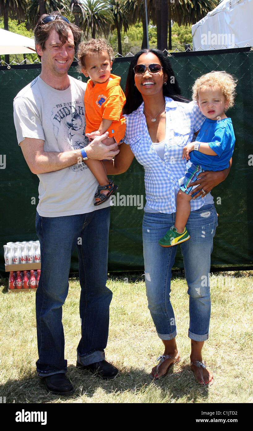 Garcelle Beauvais Nilon and family Elizabeth Glaser Pediatric AIDS ...